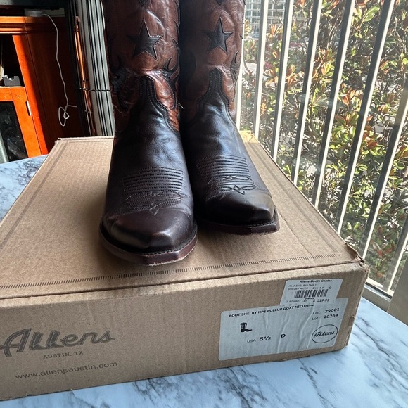 Allen Allen | Shoes | Mens Allens Cowboy Boots Snip Toe Sz 85 | Poshmark